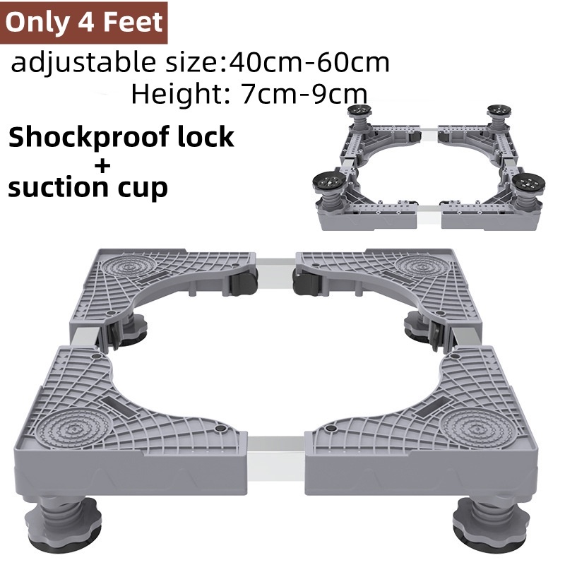 Washing machine frame with wheels, refrigerator frame with adjustable ...