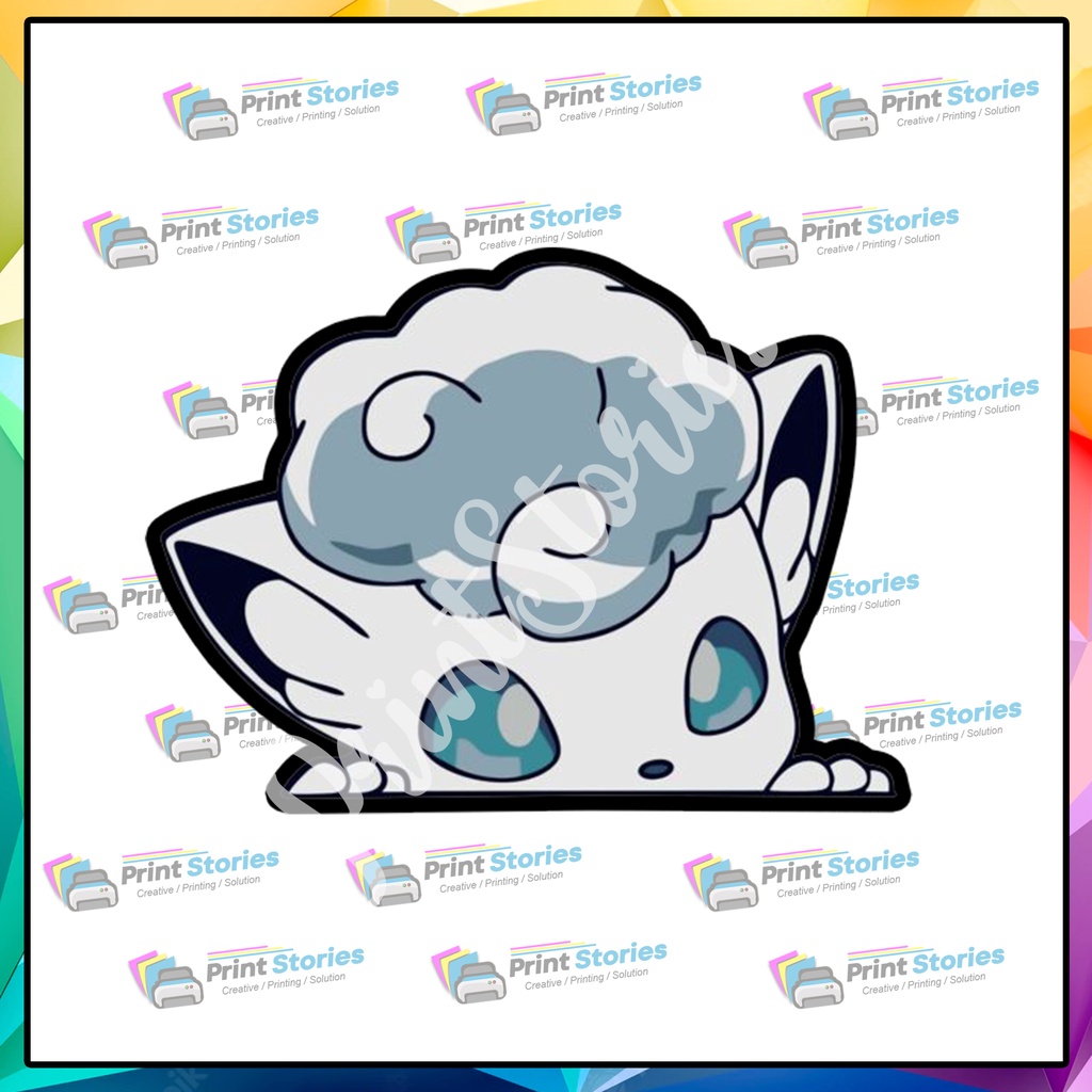 Pokemon | Anime Peeker Sticker | Vinyl High Quality Sticker Good for ...