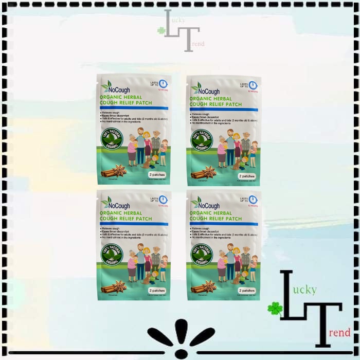 Trial Packs 4 Sachets = 8 Patches All natural Organic and Herbal ...