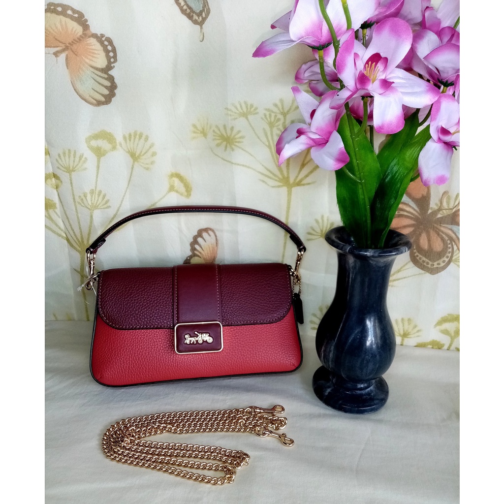 Original Coach Mini Grace Crossbody in Colorblock (C008-B) | Shopee ...