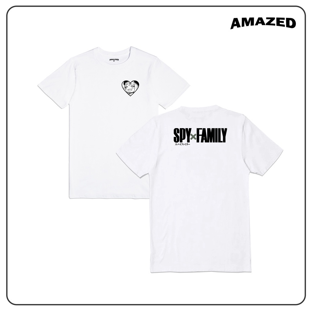 Spy Family Shirt Anya Forger Anime T-shirt D6 Amazed | Shopee Philippines