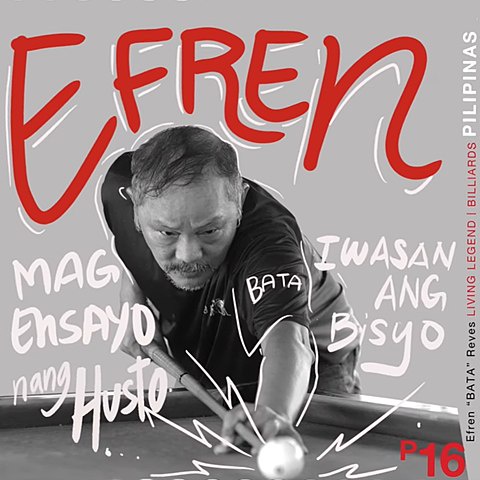 Efren "Bata" Reyes Postal Stamp with cover Collection Living Legend ...