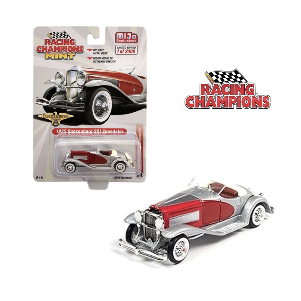 Racing Champions 1/64 Scale 1935 Duesenberg SSJ Speedster Silver Die ...