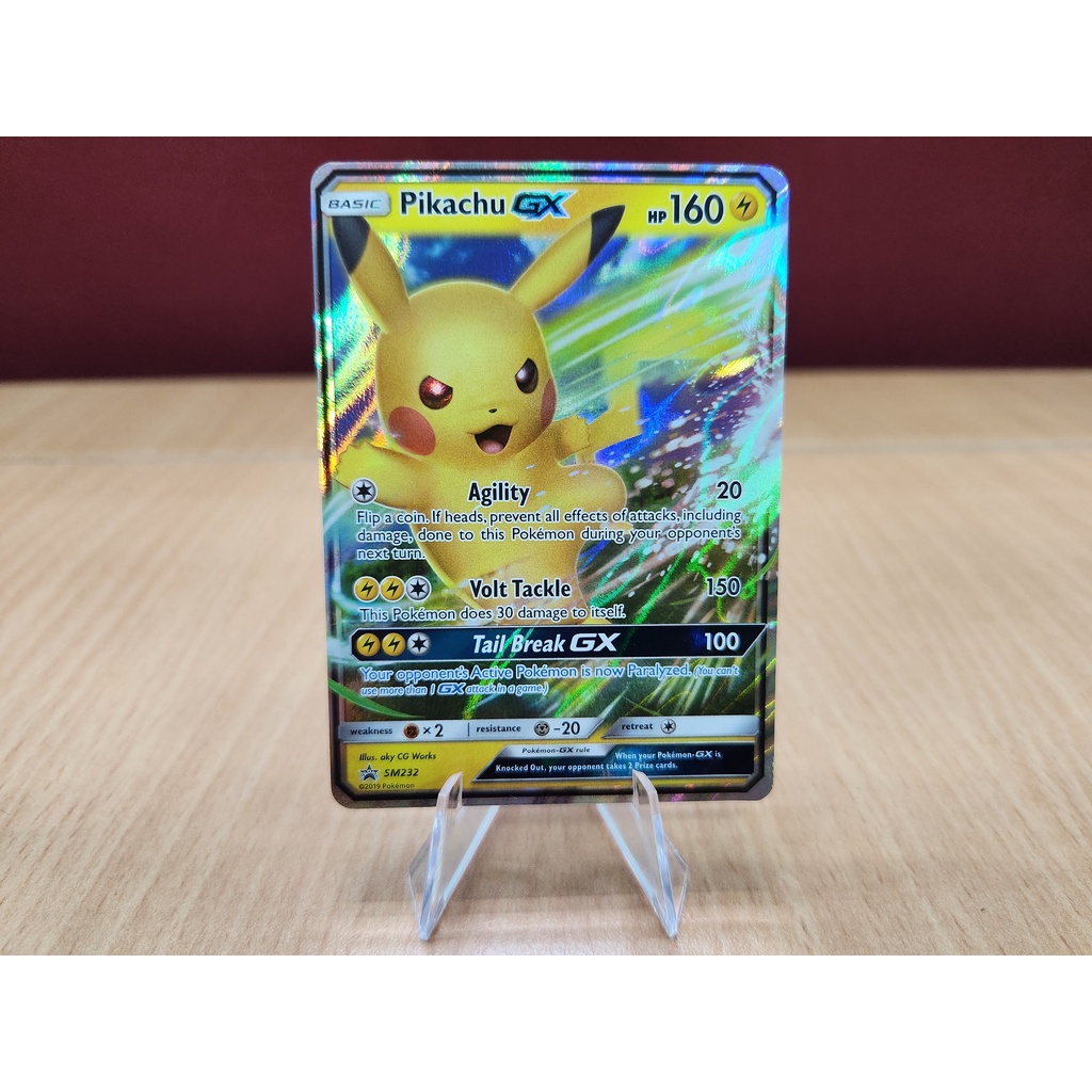 Pikachu GX - SM232 - Ultra Rare Sun and Moon - Pokemon Card Singles ...