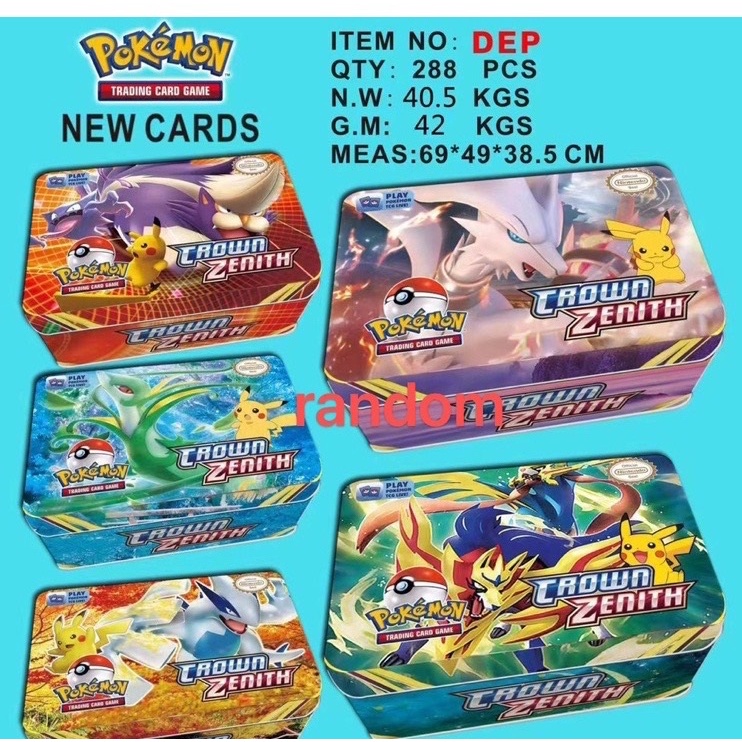 home799 New Pokemon trading card game in iron box | Shopee Philippines
