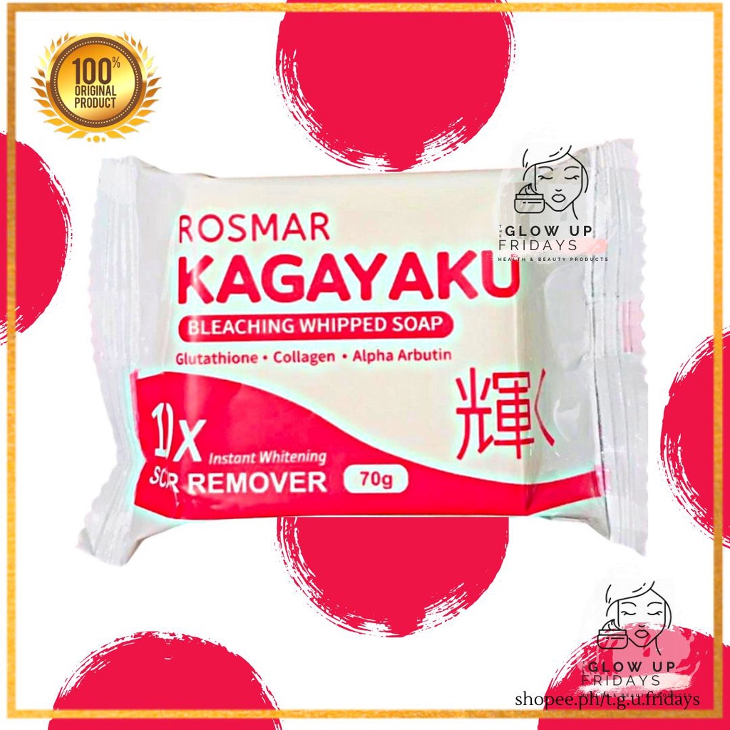 [ORIGINAL] 10x Instant Whitening Bleaching Whipped Soap Rosmar Kagayaku ...