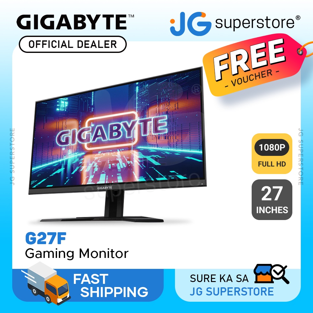 GIGABYTE G Series G27F 27" 1080p FHD Gaming Monitor w/ 144Hz Refresh ...