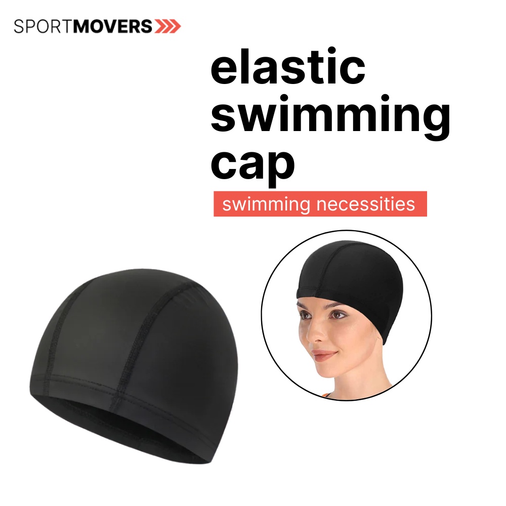 Elastic Fabric Swimming Cap | Polyester Cloth Swimming Cap High ...