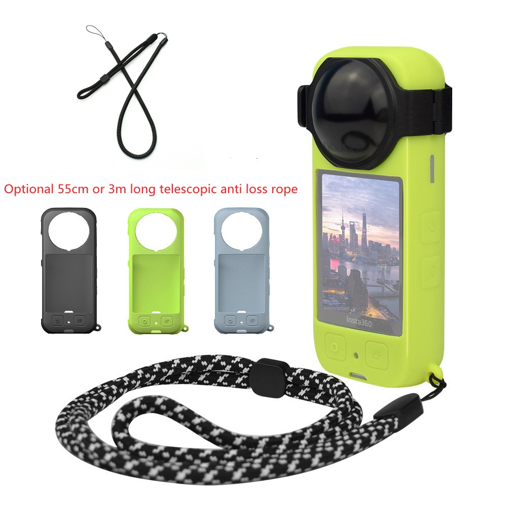 【new】Lens Guard for Insta360 ONE X3 360 Silicone Case Camera Protect ...