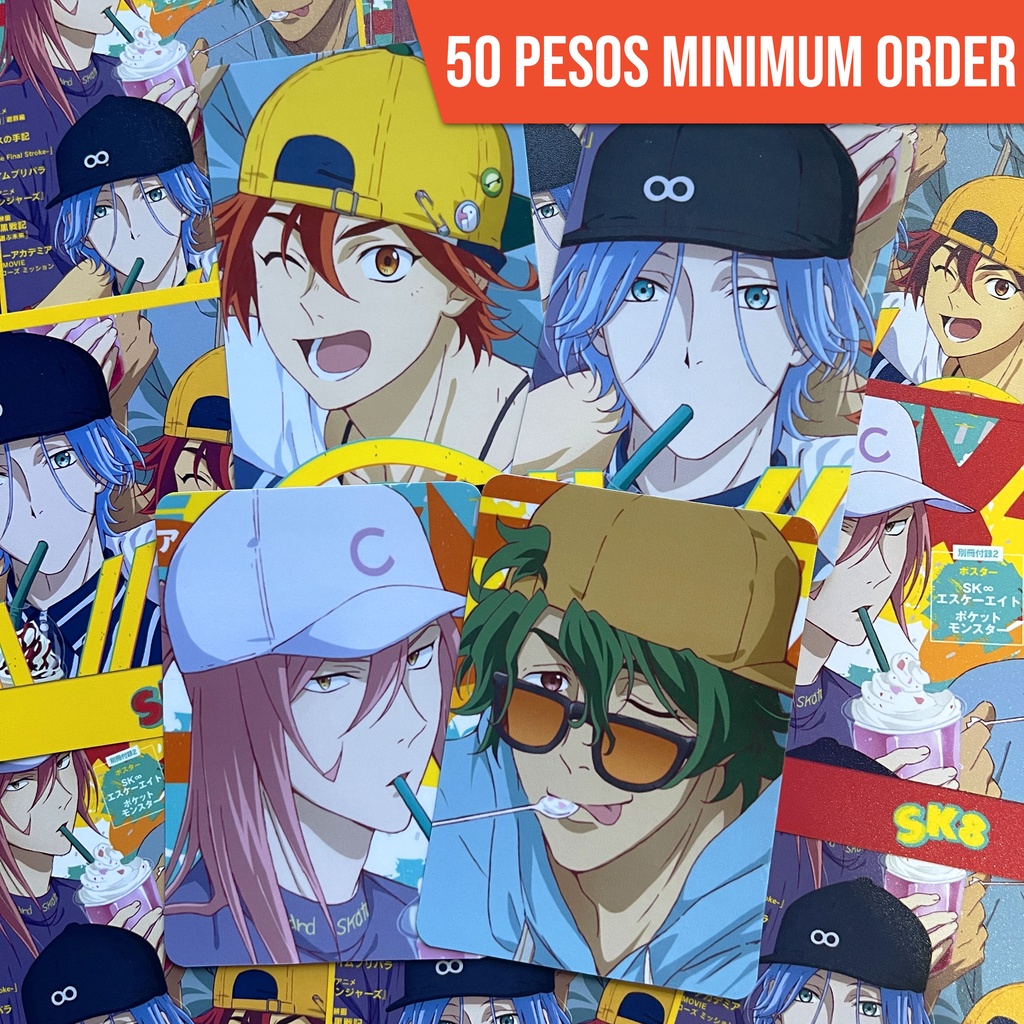 Sk8 the Infinity Street Anime Themed Merch (Photocards, Art Prints ...