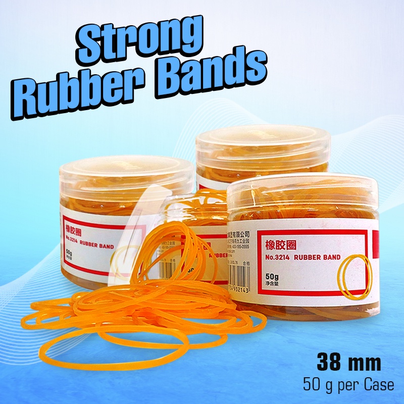 High Strength Elastic Silicone Rubber Band 50g | Shopee Philippines