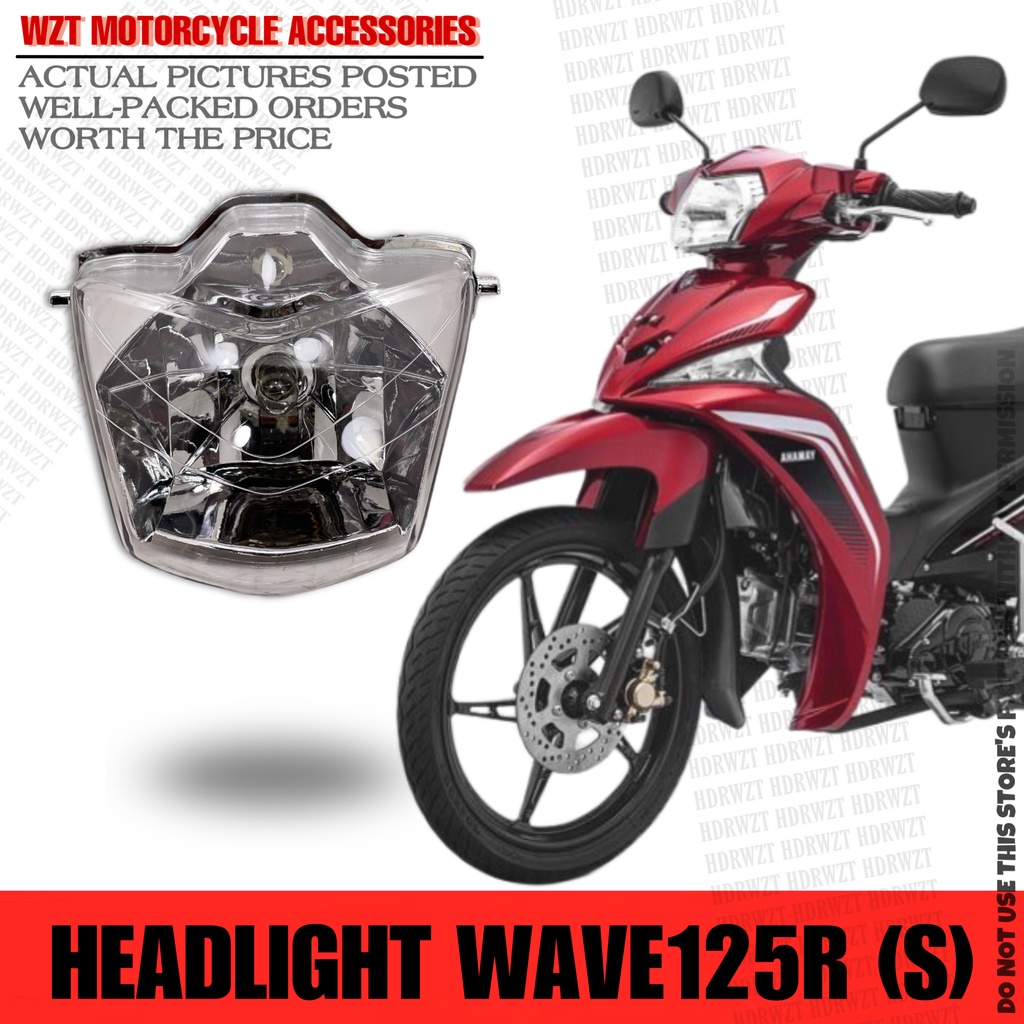 WZT HONDA WAVE 125 ( R ) S 2004 2ND GEN HEADLIGHT / HEAD LAMP SET FOR ...