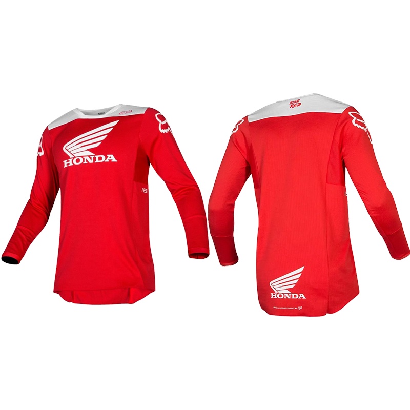 FOX Long Sleeve Motorcycle Jersey shirt cycling for men Bike rider ...