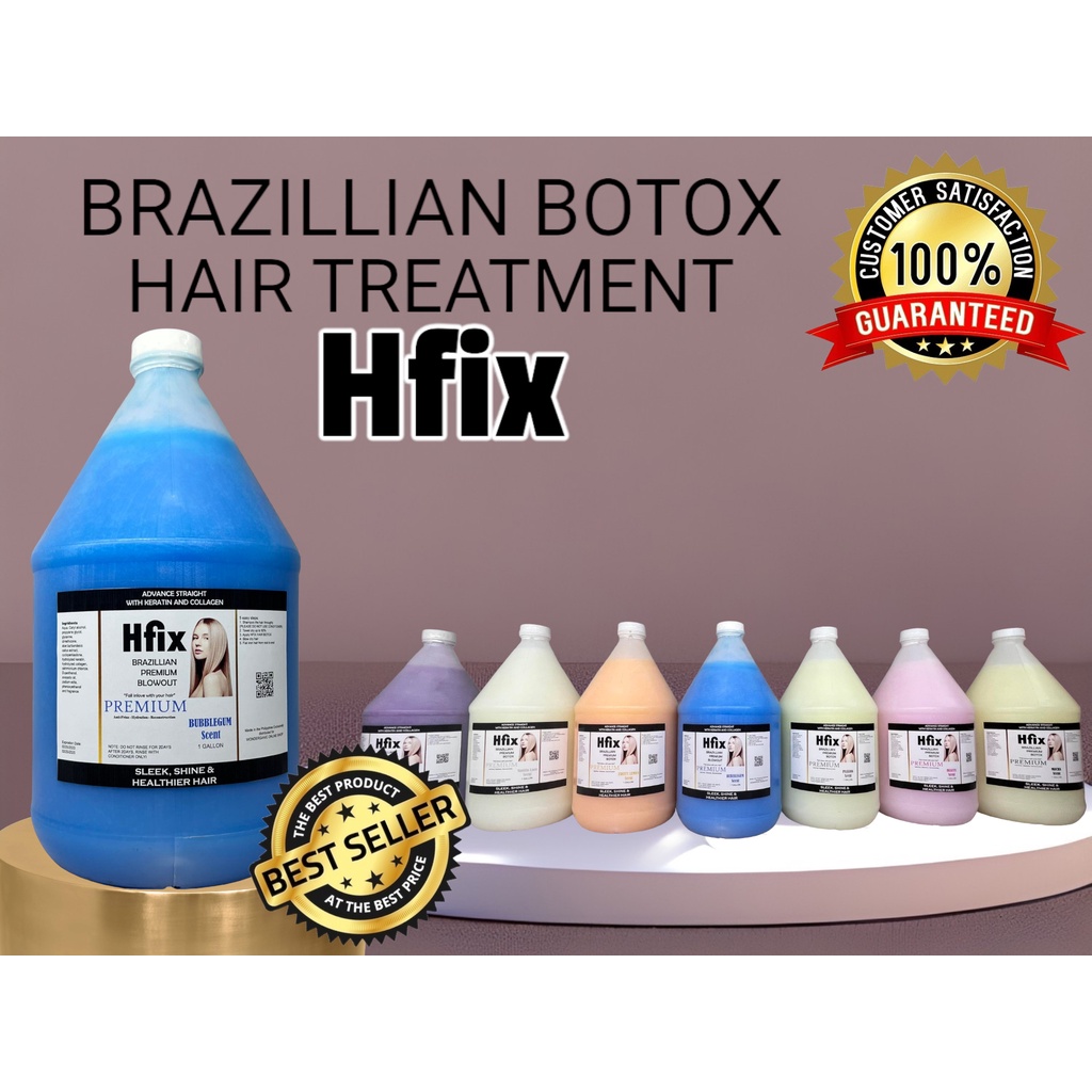HFIX Original 1 Gallon Brazilian Hair BTX Straight | Shopee Philippines
