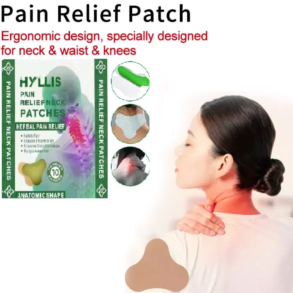 ayxu 10pcs/set Spine Stiff Neck Patch Pain Reliever Shoulder Knee ...