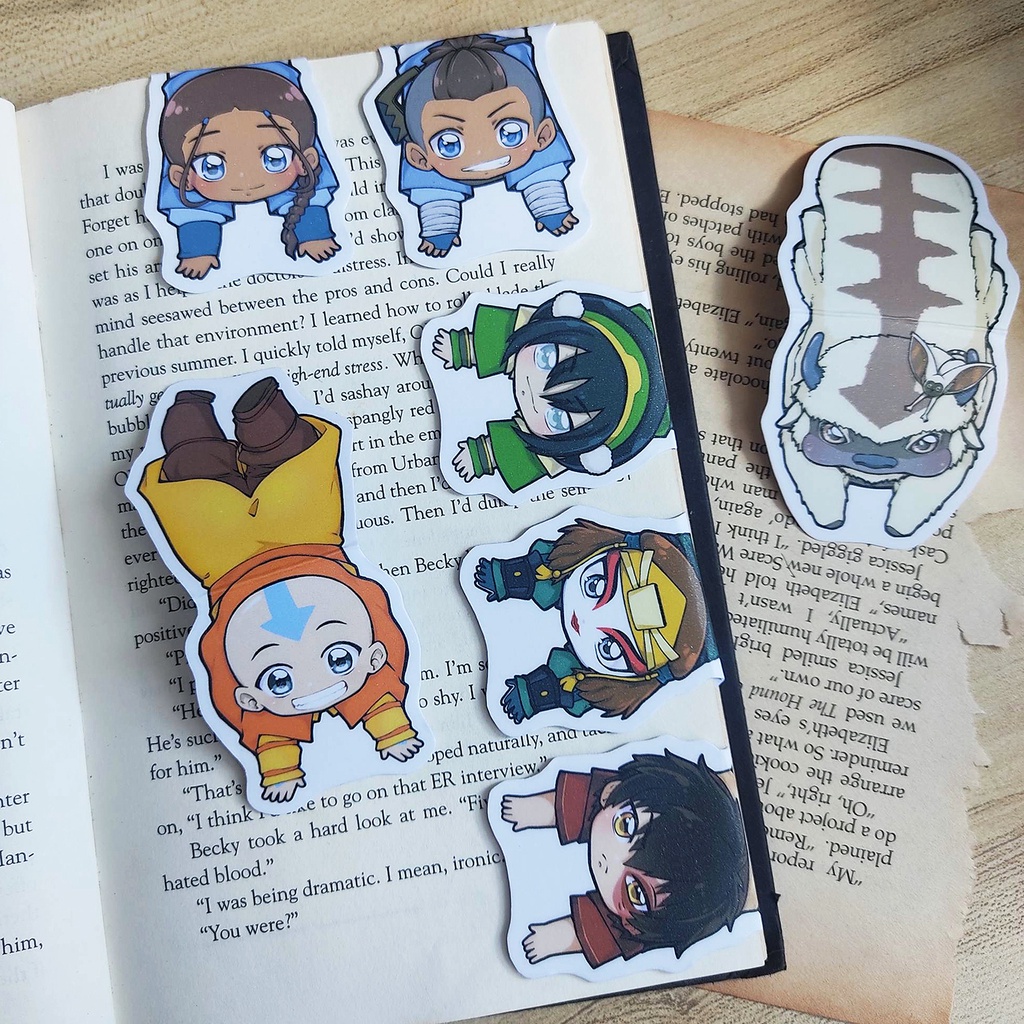 AVATAR The Last Airbender Chibi Magnetic Bookmark (UPDATED!) | Shopee ...