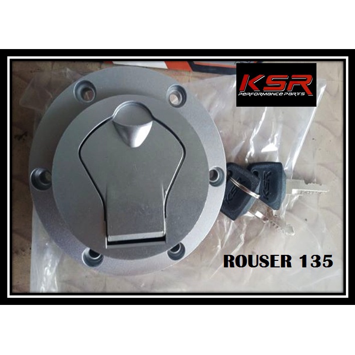 ROUSER 135 FUEL TANK CAP W/ KEY KSR THAILAND PARTS | Shopee Philippines