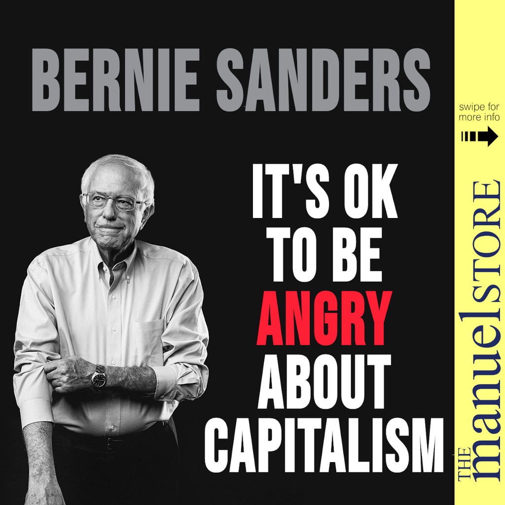 Bernie Sanders (2023 Hardcover) - It's Ok To Be Angry About Capitalism ...