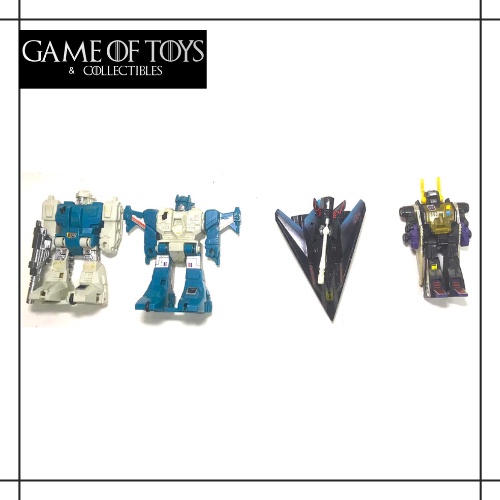 {GOT} Transformers G1 TOPSPIN & TWINTWIST SET INSECTICON KICKBACK G2 ...