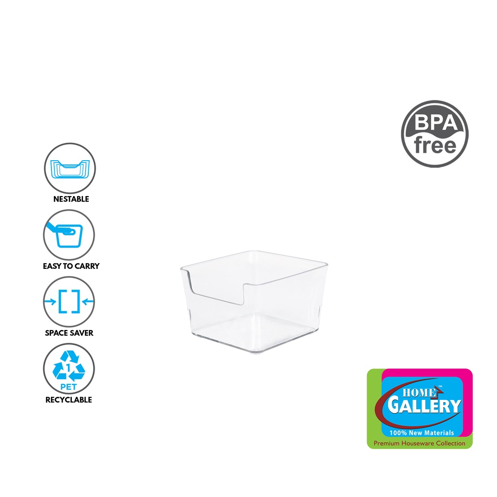 Home Gallery Ultra Clear Modular Drawer Organizer XS/S | Plastic Desk ...