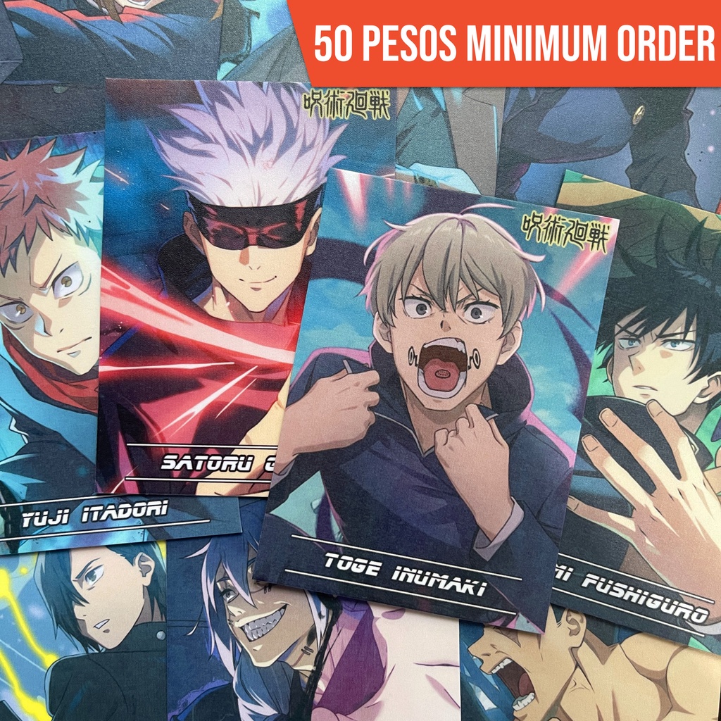 Jujutsu Kaisen Phantom Parade Anime Photocards (Laminated) | Shopee ...