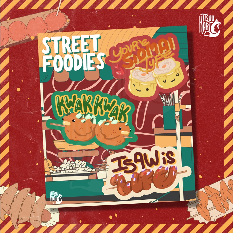Pinoy Street Food Stickers | Shopee Philippines