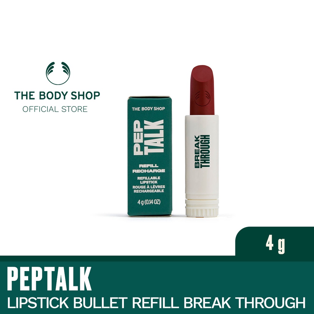 The Body Shop Peptalk Lipstick Bullet Refill Break Through (4g) | Shopee Philippines