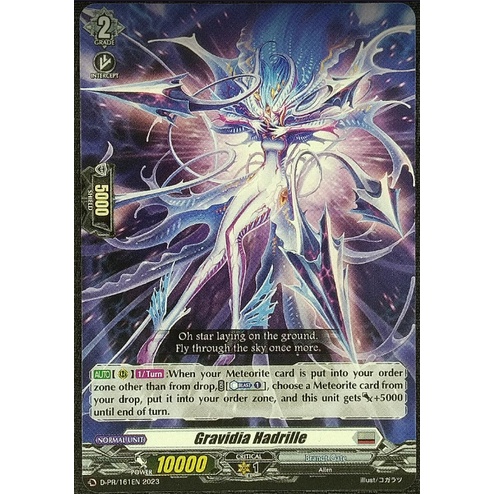 Gravidia Hadrille (D-PR/161EN 2023) - Cardfight!! Vanguard OverDress [Promos] | Shopee Philippines