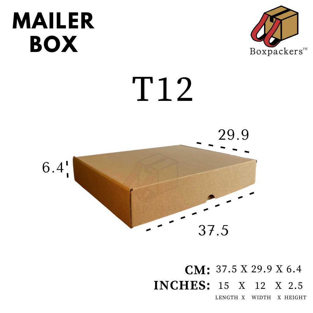 BOXPACKERS PH S2 T0 T1 T2 T3 T4 T5 T6 T9 T12 T13 T15 Mailer Box Corrugated Carton Shipping Gift ...