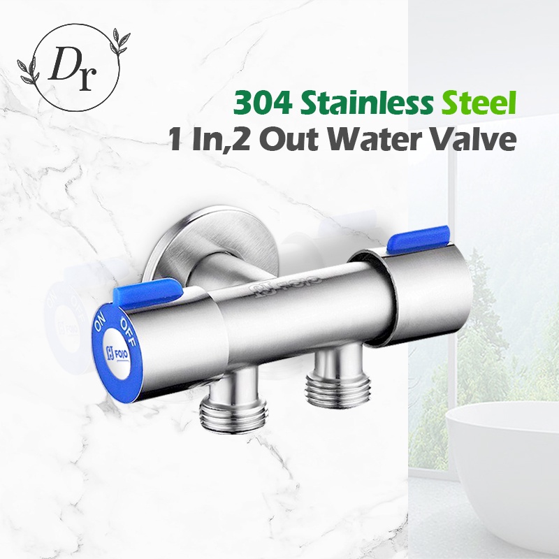 【DR】 Stainless Steel Two Way Angle Valve 1/2" Angle Valve with Ring ...