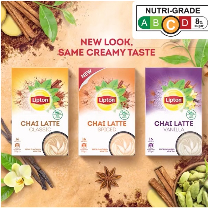 LIPTON Chai Latte Milk Tea Classic / Vanilla - Imported from Singapore ...