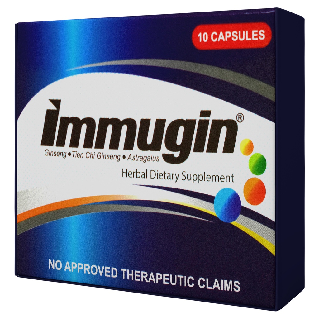 IMMUGIN - HERBAL DIETARY SUPPLEMENT (10 CAPSULES PER BOX) | Shopee ...