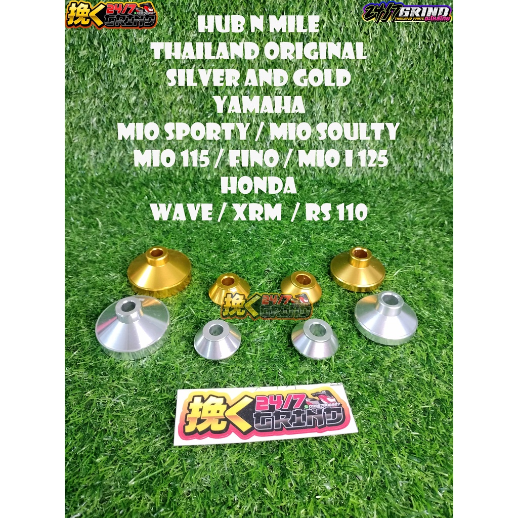 HUB N MILE SET MIO / MIO I 125 / WAVE / XRM / RS THAILAND MADE | Shopee ...