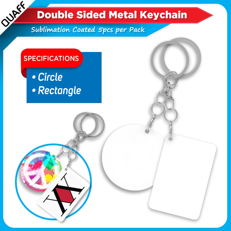 QUAFF Sublimation Double Sided Metal Rings (5 pcs per pack) | Shopee ...