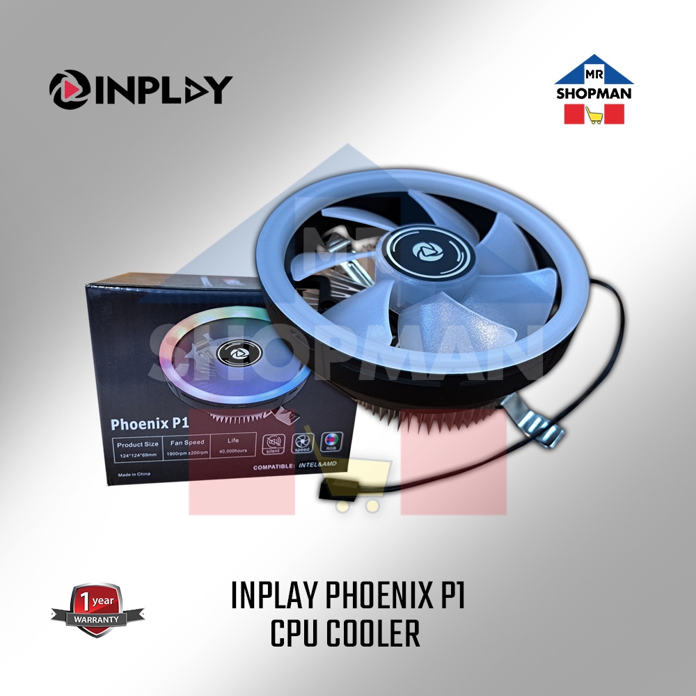 Inplay Phoenix P1 RGB CPU Cooler | Shopee Philippines