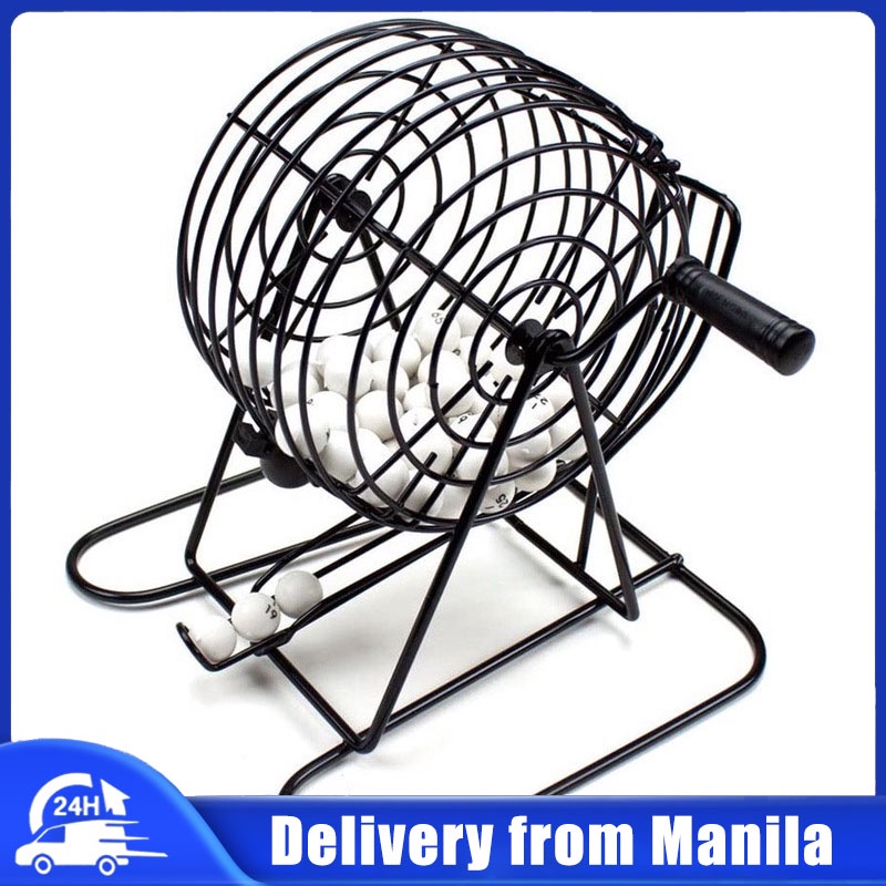 1-75 Deluxe Bingo Set With Bingo Cage, Bingo Board,Bingo Balls, 18 ...