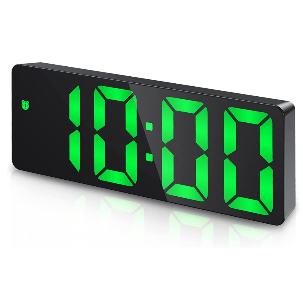 Smart Voice Control LED Clock Bedside Digital Alarm Clocks Desktop ...