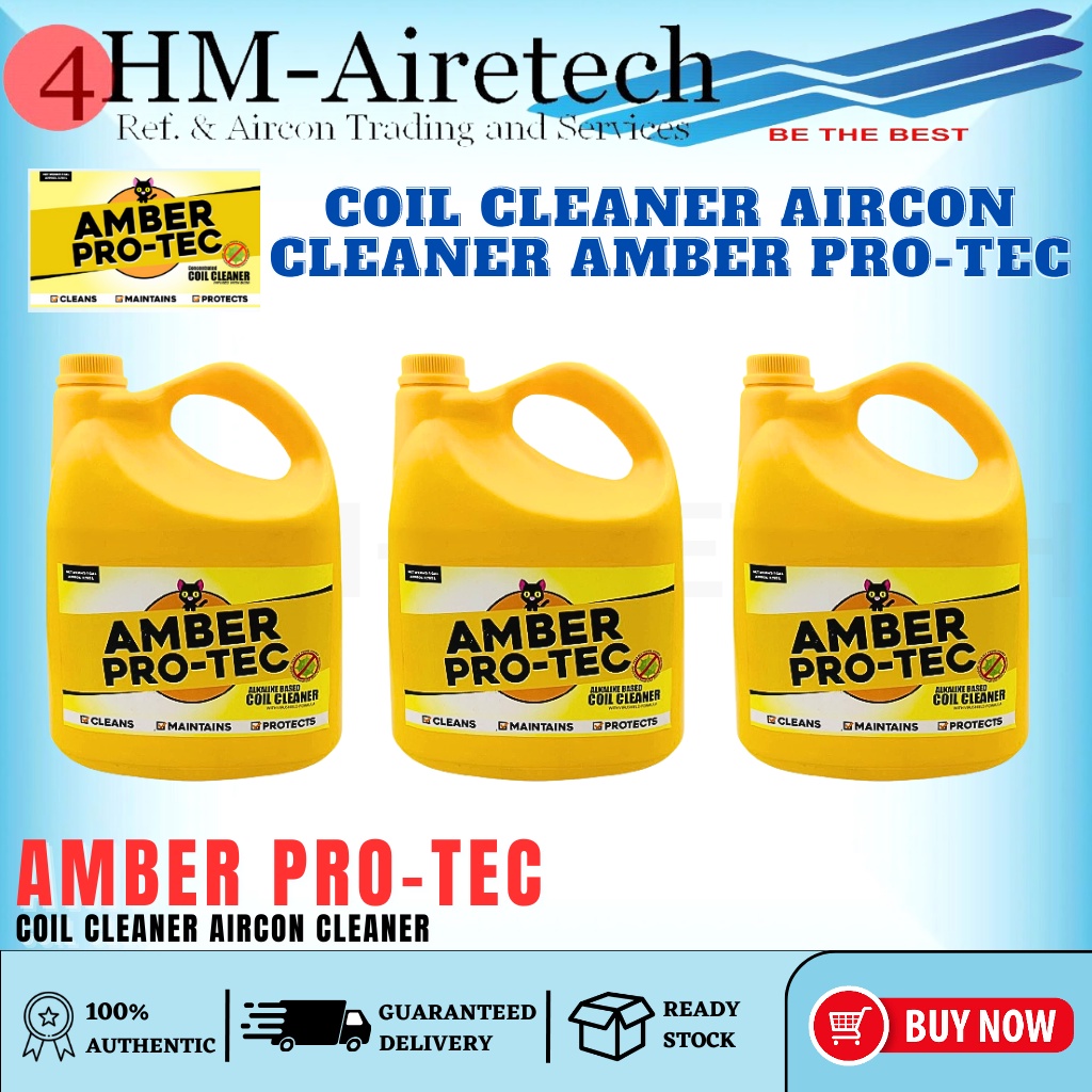 FOURHM Coil Cleaner Aircon Cleaner Amber Pro-Tec | Shopee Philippines