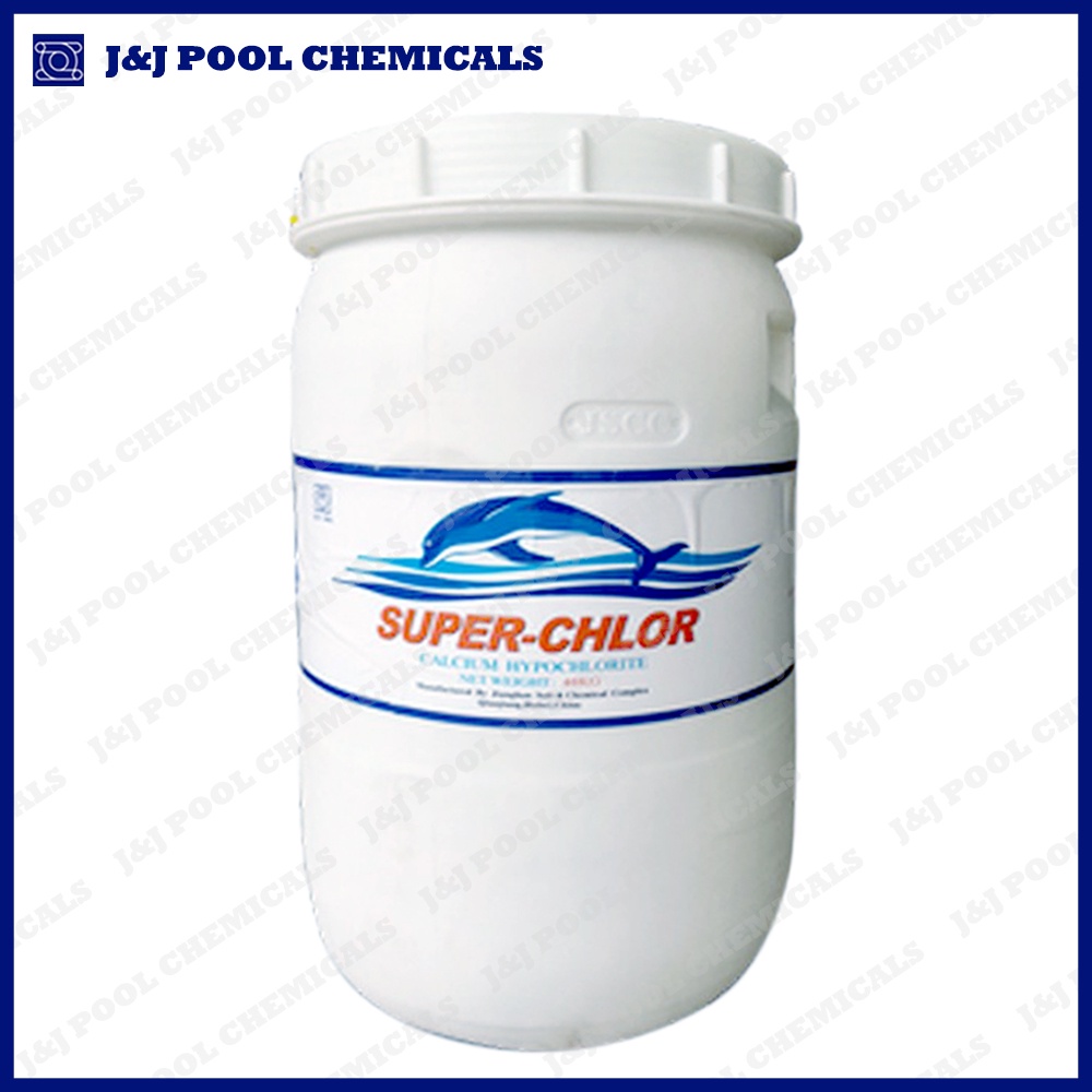 Original Chlorine Granules Super Chlor 40 kg 65% Calcium Hypochlorite 1 ...