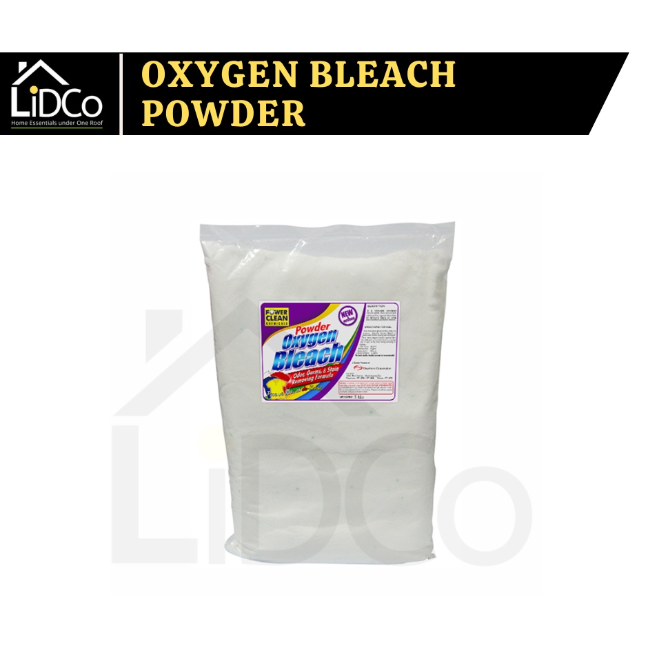 Powerclean OXYGEN BLEACH POWDER (Color Safe) 1KG | Shopee Philippines