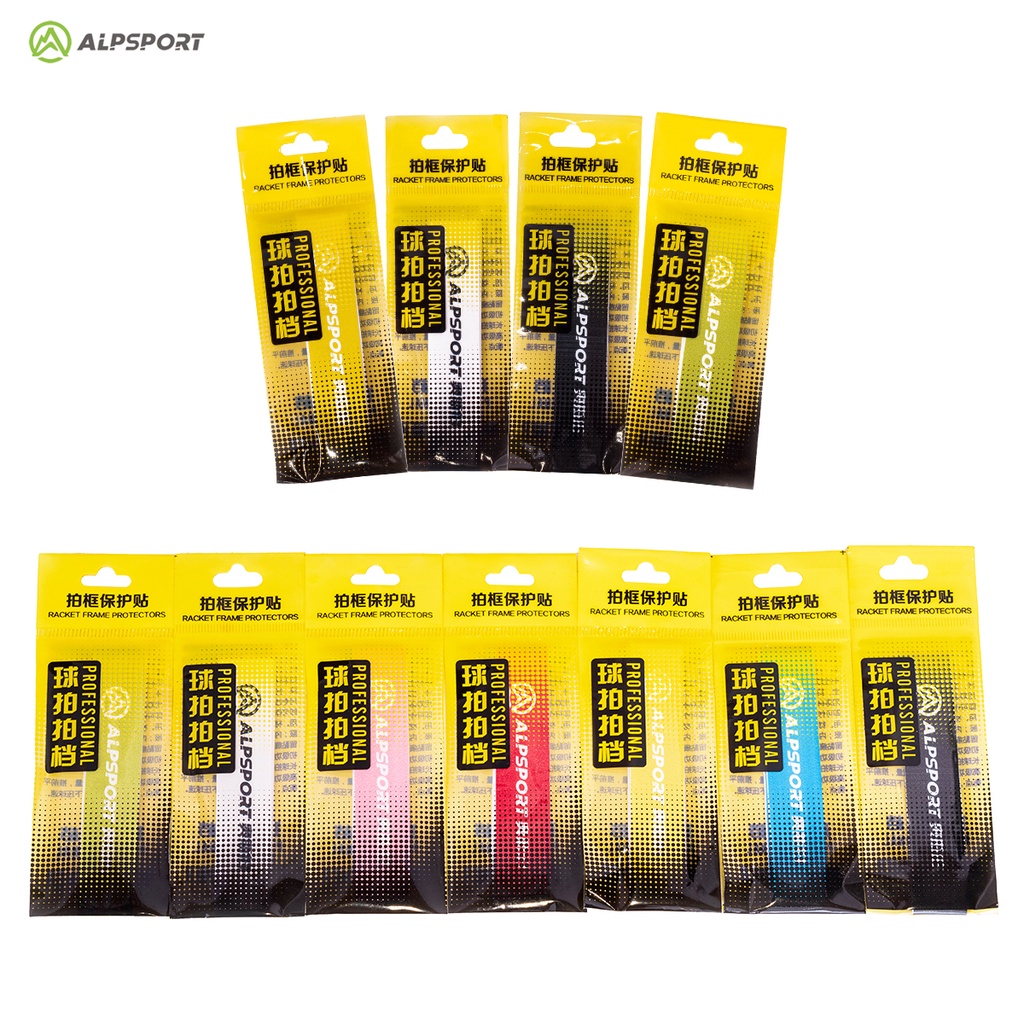 Alpsport Pkt Racket Head Sticker For Badminton Net Feather Frame Border ...