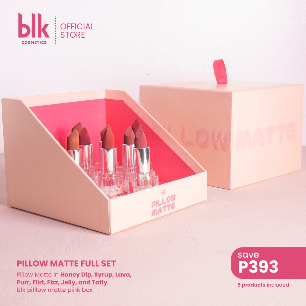 blk cosmetics pillow matte lipstick full set | Shopee Philippines
