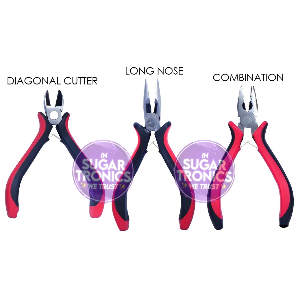 ORDINARY PLIERS SIDE CUTTER FLAT NOSE ROUND NOSE LONG NOSE ELECTRONICS ...
