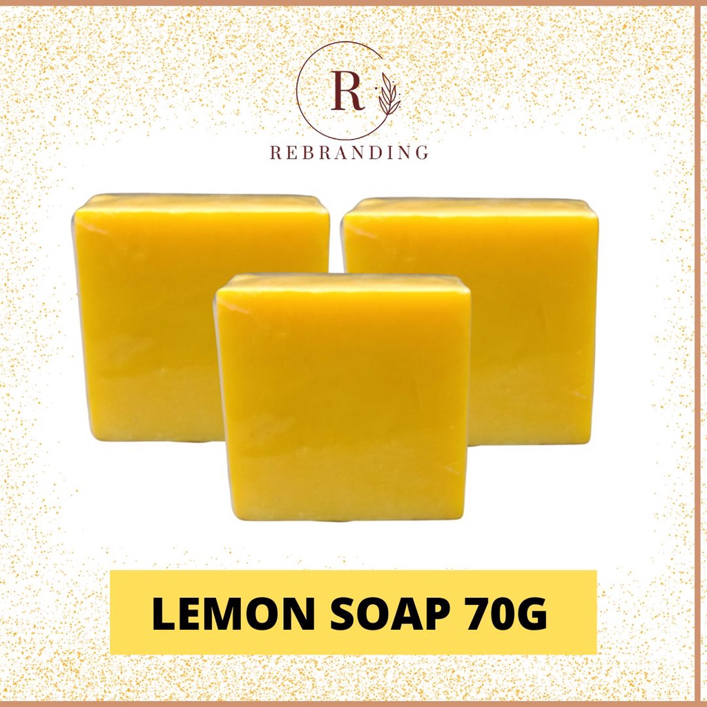 REBRAND LEMON SOAP 70G | WHITENING | EXFOLIATING | SCAR REMOVER ...