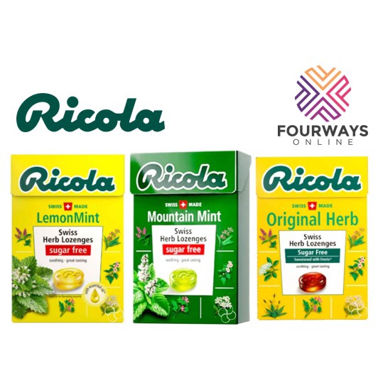 RICOLA SUGAR FREE Herb Lozenges 40g | Shopee Philippines