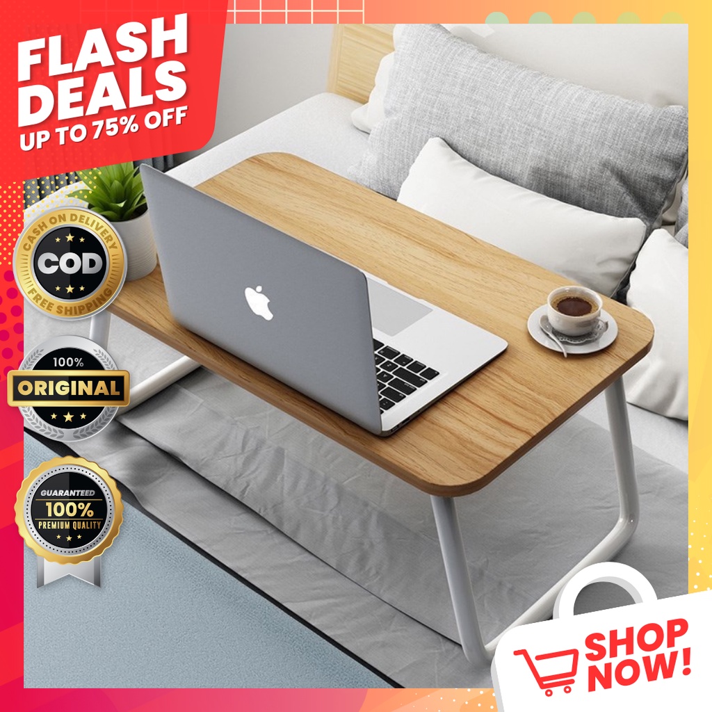 Handy Man Original Foldable Wooden Computer Bed Table For Laptop Office ...