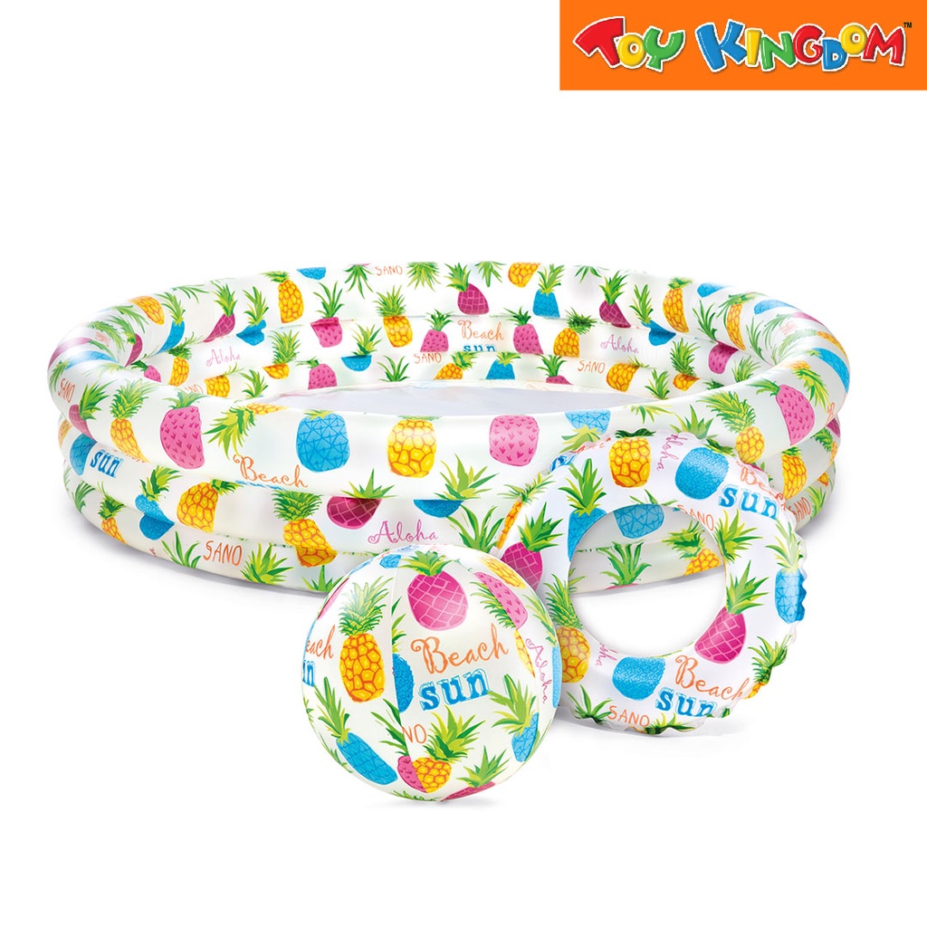 Intex Pineapple Splash Pool Set | Shopee Philippines