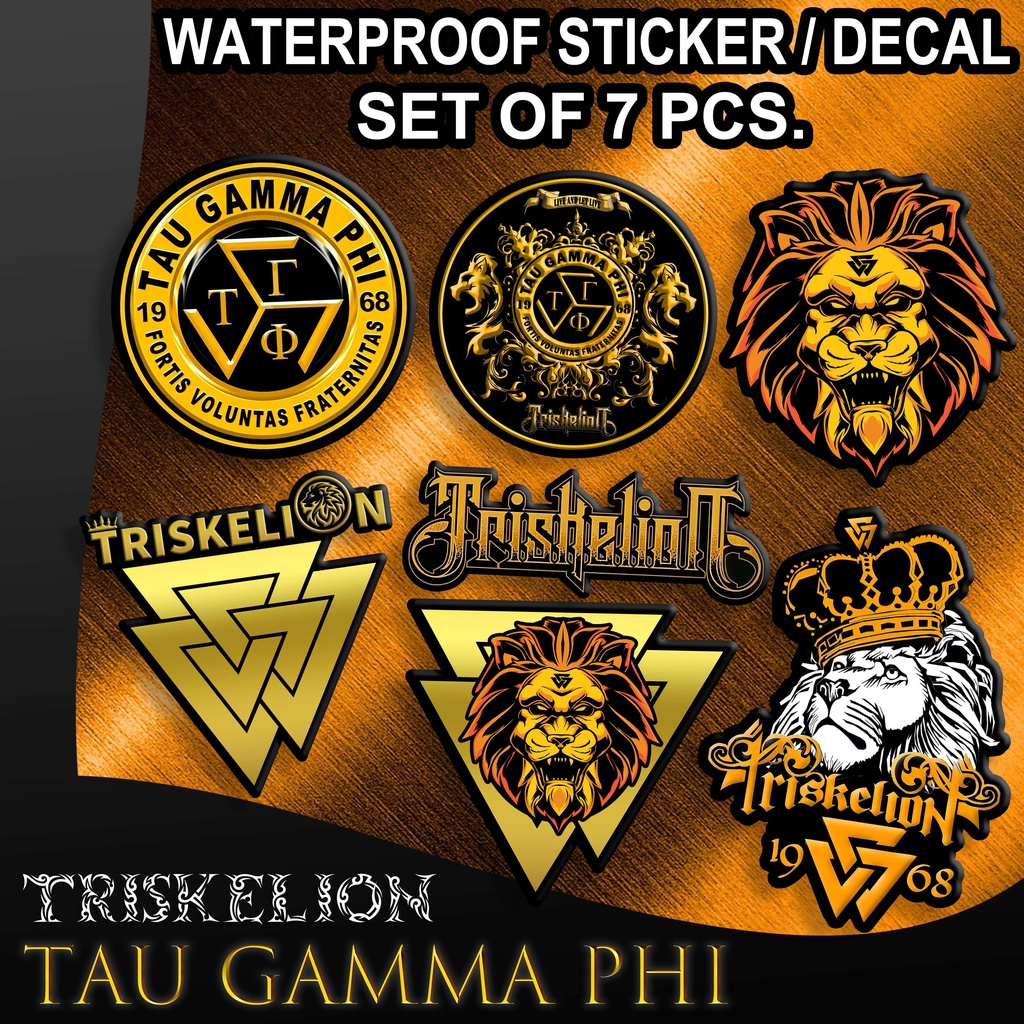 Tau Gamma Phi Waterproof Sticker / Decal | Shopee Philippines