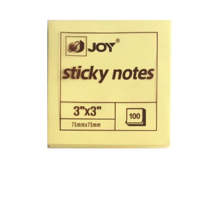 Joy Sticky Notes 3x3 (100 leaves) | Shopee Philippines