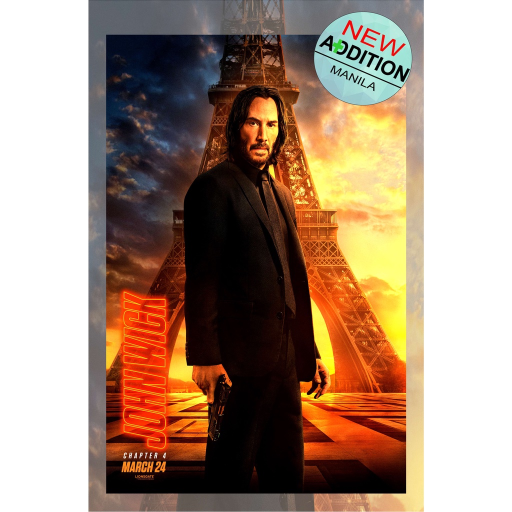 JOHN WICK CHAPTER 4 Large Poster | Shopee Philippines